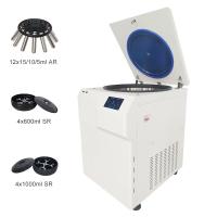 China Vertical Large Volume Blood Centrifuge For 75mm 100mm Collection Tubes With LCD Display for sale
