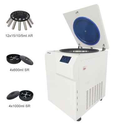 China Vertical Large Volume Blood Centrifuge For 75mm 100mm Collection Tubes With LCD Display for sale