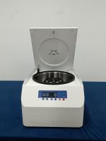 China 4x100ml Max Capacity Low Speed Centrifuge Quiet Efficient With Overspeed And Lid Lock Safeguards for sale