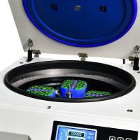 China Large Capacity Blood Centrifuge with 4x1000ml Swing Bucket Rotor 8000rpm Max Speed and 11620xg Max RCF for sale