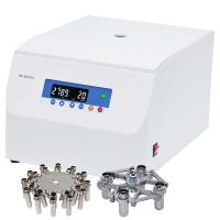 China Table Top Low Speed Laboratory Centrifuge with 3354xg RCF 4*100ml Swing Out Rotor and 10 Speed Curves for sale