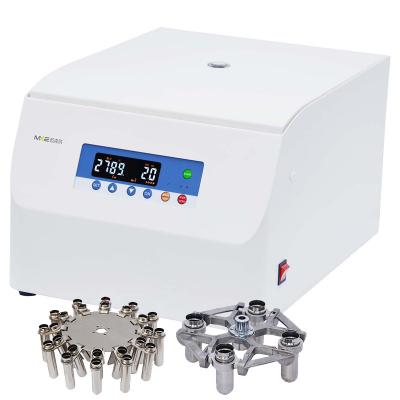 China Table Top Low Speed Laboratory Centrifuge with 3354xg RCF 4*100ml Swing Out Rotor and 10 Speed Curves for sale