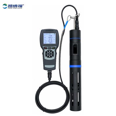 China KNF-1500 Handheld Multi Parameter Water Quality Detector with 5 Titanium Alloy Sensors IP68 RS-485 for sale