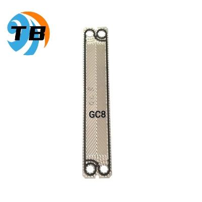 China Plate thickness 0.4 mm to 1.2 mm Sondex heat exchanger plate connection size DN50 designed for heat transfer in diverse industries for sale