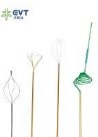 China Four Wire Zero Tip Nitinol Basket Interceptor Type Coil With Detachable Handle for sale