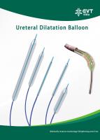 China Hydrophilic Ureteral Dilatation Balloon Low Friction Insertion Via URL With Pressure Gauge Inflation Device for sale