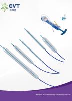 China Hydrophilic Endoscopic Balloon Ureteral Dilatation Balloon With Inflation Device Insertion Via URL for sale