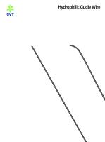 China High Visibility Hydrophilic Guide Wire Dual Tip Design Hydrophilic Coated Wire for sale