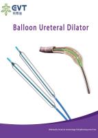 China Smooth Coating Ureteral Balloon Dilator Ureteric Balloon Catheter For Hydronephrosis Hydrophilic URL Access + Inflation Tool for sale