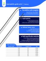 China ‌Medical Hydrophilic Guide Wire Procedural Versatility Straight Tips Hydrophilic Coated Wire for sale