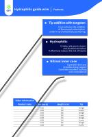China High Accuracy Hydrophilic Guidewire Hydrophilic Intervention Wire Dual Tip Radiopaque for sale