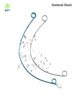 China Antireflux Ureteral Dj Stent With Hydrophilic Coating And Larger Lumen for sale