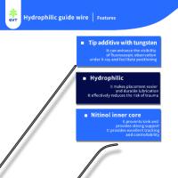 China High Accuracy Hydrophilic Guidewire Hydrophilic Intervention Wire Dual Tip Radiopaque for sale