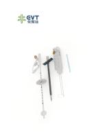 China 22 Fr Introducer Percutaneous Endoscopic Gastrostomy PEG Kit Side-Mounted Automatic Button for sale