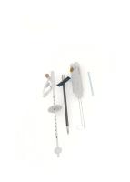 China 22 Fr Introducer Percutaneous Endoscopic Gastrostomy PEG Kit Side-Mounted Automatic Button for sale