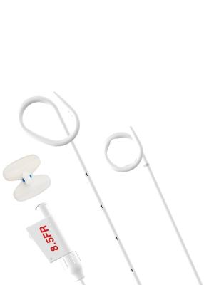 China Percutaneous Biliary Pigtail Drainage Catheter for PTCD Locking Internal-External Set for sale