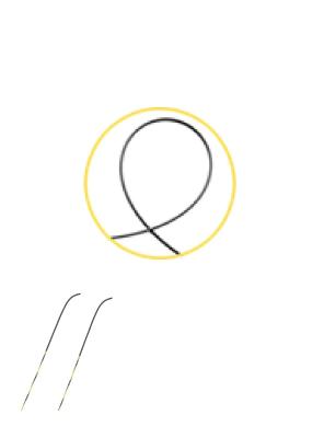 China Ultra Low Trauma Zebra Guide Wire Fracture Resistant Hydrophilic Guide Wire EN 