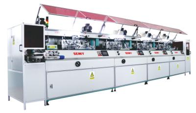 China Fully Automatic Modular Bottle Screen Printer with IR Curing for sale