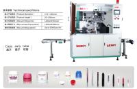China 1 Color Round Bottle Screen Printer For Plastic Metal And Glass Materials UV Ink Printing for sale