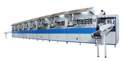 China 2000pcs/Hr Multicolor Screen Printing Machine For Cylindrical Bucket Max Container Diameter 220mm for sale