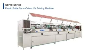 China 1-8 Color 70 Pcs/Min Servo-Driven Plastic Bottle UV Printing Machine for sale