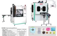 China 1-Color Screen Printing Machine For Round Caps In Cosmetic Industry 3000pcs/Hr. for sale