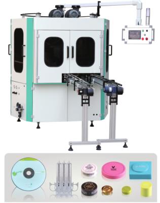 China 50pcs/Min Automatic Screen Printing Equipment 100x100mm For Caps 2 Color for sale