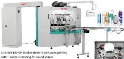 China 6 Printing Station Bottles CNC Multi Color Screen Printing Machine 45pcs/Min for sale