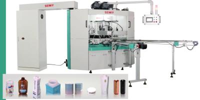 China 40pcs/Minute , 4 Colours Tube Screen Printing Machine For Small Containers 380v 50/60hz for sale