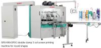 China 1-6 Colors Glass / Metal CNC Bottle Screen Printer Serigraphic Works Up To 45pcs/Min for sale