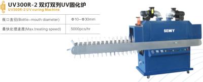 China Semi-Automatic UV Curing Machine With UV Exhaust Cooling System For Curing Plastic Containers And Items for sale