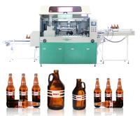 China Fully Automatic Screen Printing Machine with PLC Control Touch Screen Display and 1 Year Warranty for High-Speed Glass Bottle Printing for sale