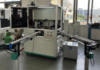 China Automatic UV Screen Printing Machine for Round Jar Caps with 8 Stations and PLC Control Touch Screen Up to 50pcs/min for sale