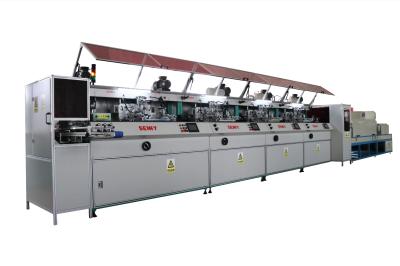 China Flame Treatment For Round Elliptical And Rectangular Containers With Multicolor Screen Printing Machine for sale