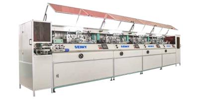 China 1-8 Color Plastic Bottle Servo-Driven Screen Printer PLC Control System  70pcs/Min for sale