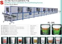 China 8 Stations 2000pcs/Hr Fully Automatic Screen Printing Machine For Buckets for sale