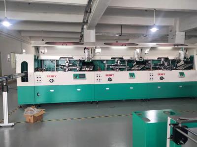 China 1-8 Color 100pcs/Min Fully Automatic Bottle Screen Printer For Round Containers for sale