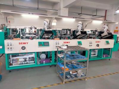 China 70pcs/min Automatic Multicolor Plastic Glass Bottle UV Screen Printing Machine for sale