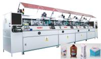 China 300*250mm 100pcs/Min Fully Automatic Silk Screen Printing Machine Multicolor for sale