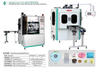 China 2 Stations 50pcs/Min Automatic Screen Printing Equipment 100x100mm For Caps for sale