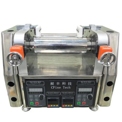 China Custom 2 Inch Continuous Two Roll Rubber Mill Mixing Machine for sale