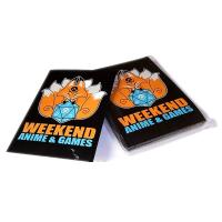 China Waterproof Game Card Sleeves Clear Color Printed Poly Plastic Card Protector Sleeves for sale