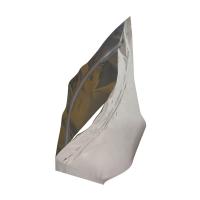 China Heat Sealed Silver Aluminium Foil Zip Lock Bag Pouch For Food Grade Storage for sale