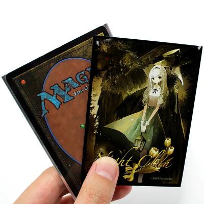 China Recyclable Material Card Sleeves Lightweight Design Personalized Pattern for sale