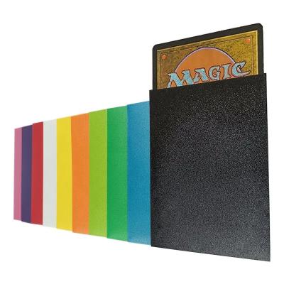China Pack Of 50 New Textured Consistently Cutting Premium MTG Standard Size 66x91 Matte Trading Card Sleeves for sale