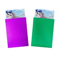 China Custom Plastic 100pcs 67*92Mm Dustproof Clear Photocard Art Holographic Trading Card Sleeves for sale