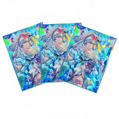 China Custom 60ct Holographic Standard Size Cards For MTG / TCG / PTCG Art Anime Printing Card Sleeves for sale