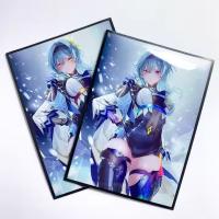 China Customized Printing Art Yugioh MTG TCG Holo Hologram Anime Cards Trading Board Game Sleeves for sale