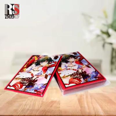 China Customized Printed Logo 66x91 Mm MTG Card Sleeves Matte Surface for sale