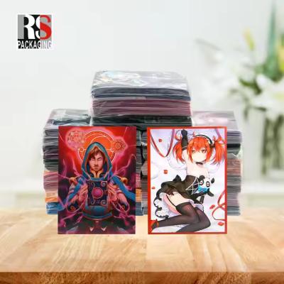China Custom MTG Card Sleeves Transparent Custom Protector 100 Pieces Per Package for sale